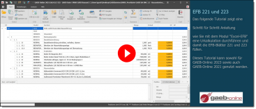 Kostenlose Musterdatei einer Urkalkulation in Excel - Software für GAEB