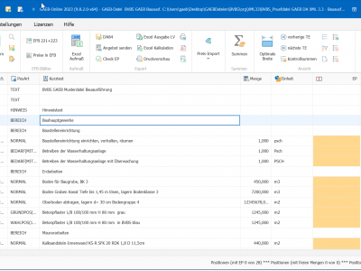 Software für GAEB - Themen rund um GAEB-Online 2025 und Erweiterungen